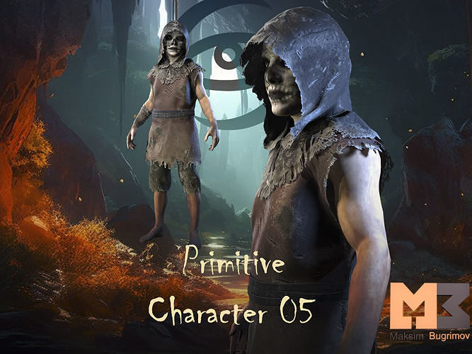 3D model Primitive Survival 05 VR / AR / low-poly | CGTrader