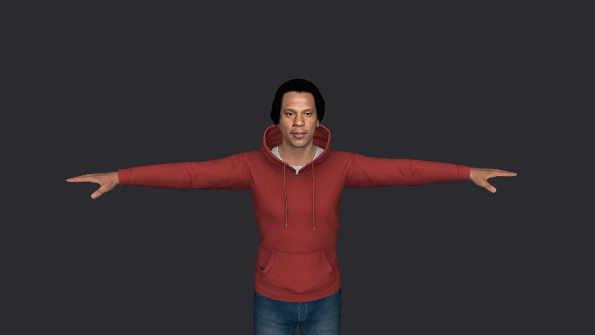 Jay Z Hyper Realistic Full Body Rigged Character 3D model animated ...