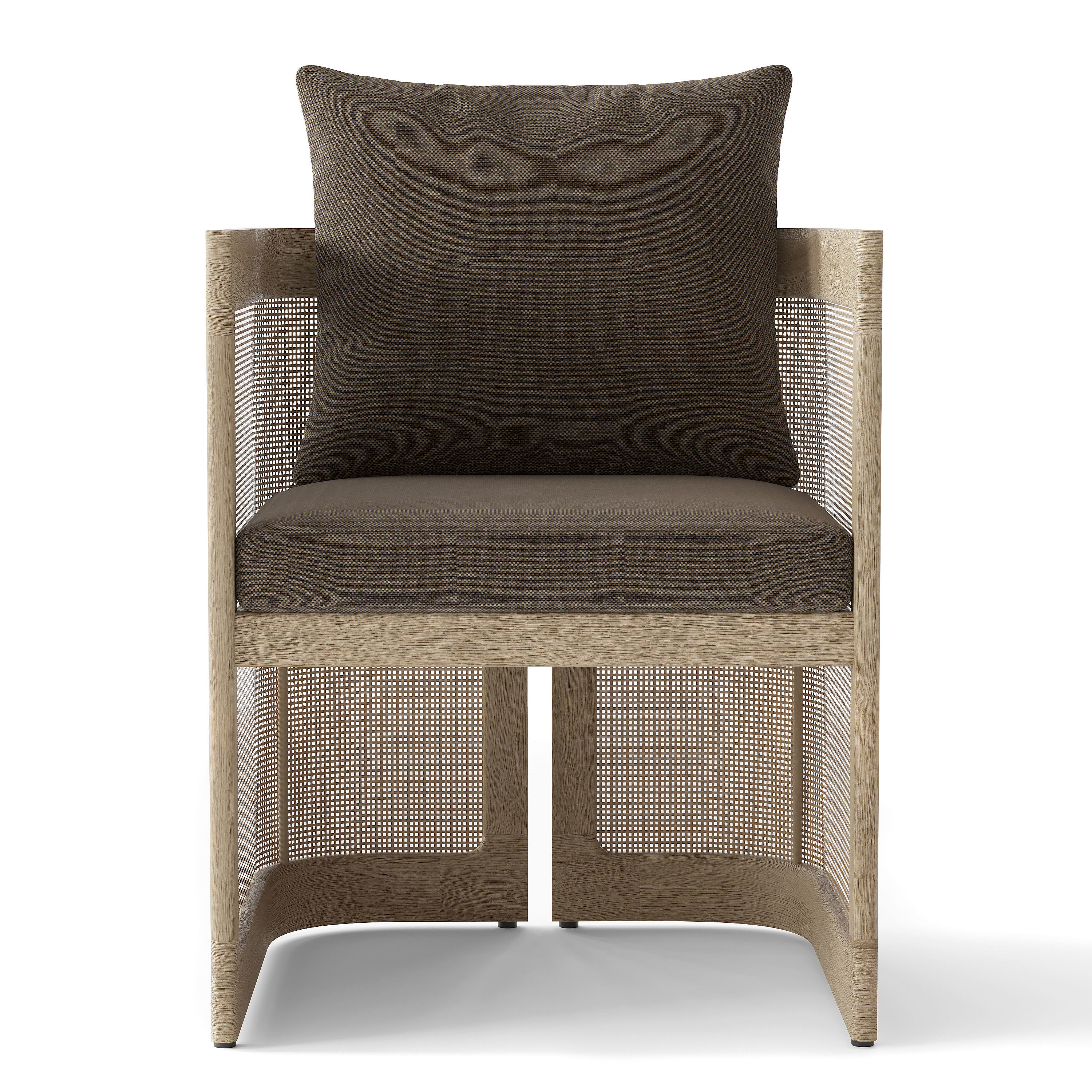 RH TRIESTE TEAK RECTANGULAR DINING TABLE 3D model | CGTrader