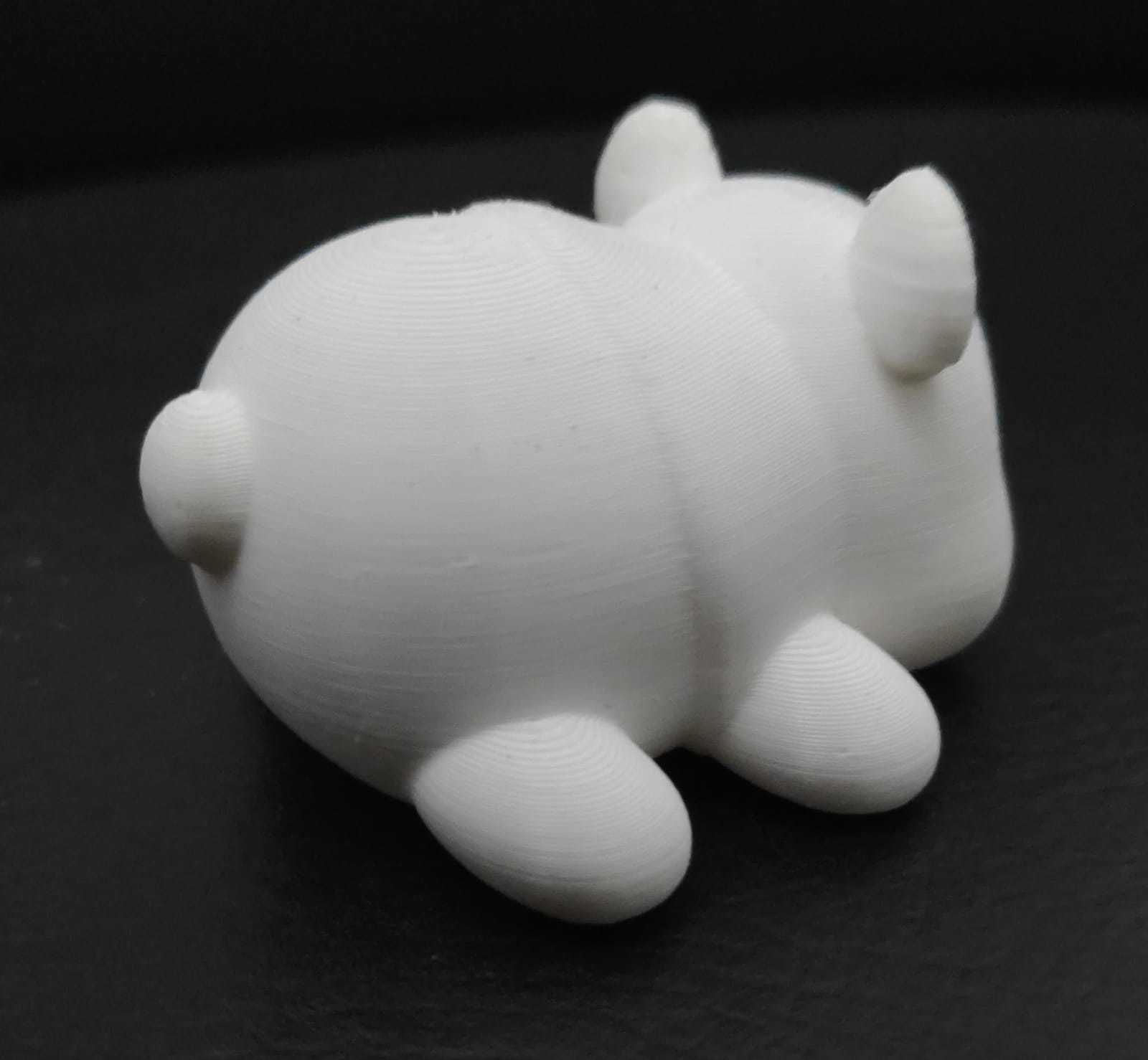 Lying Cute Panda 3D model 3D printable | CGTrader