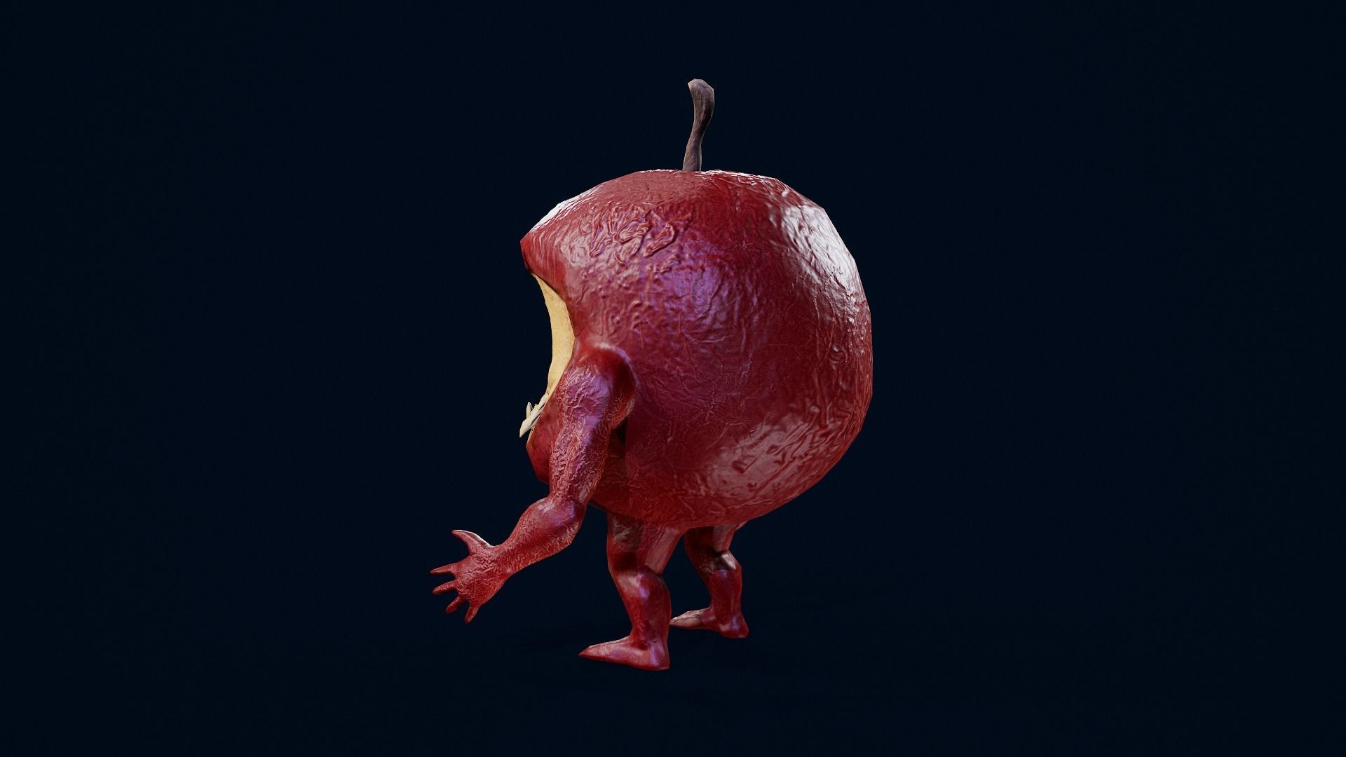 3D model Apple monster VR / AR / low-poly | CGTrader