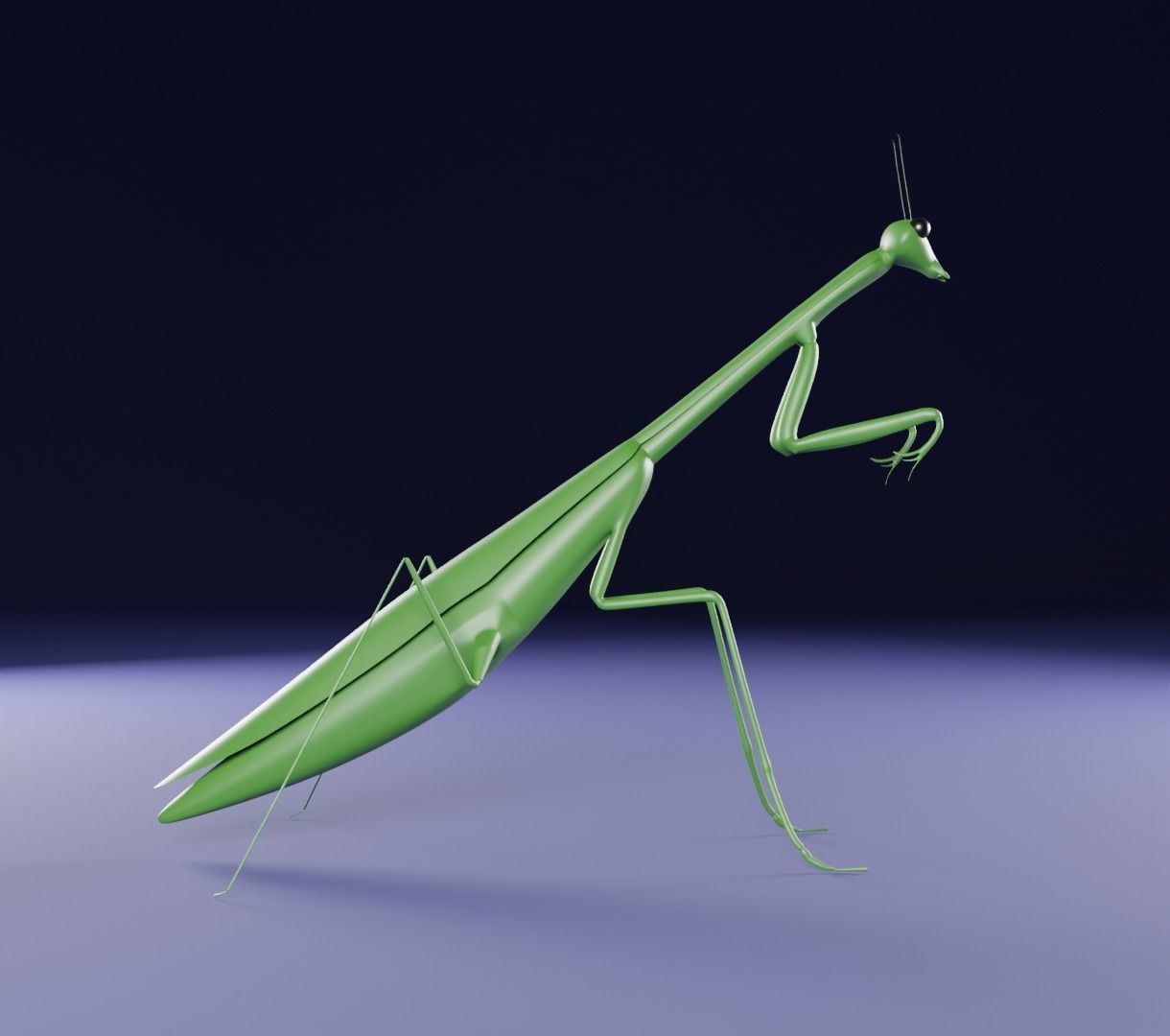 3D model Mantis low poly 3D model for 3D print VR / AR / low-poly | CGTrader