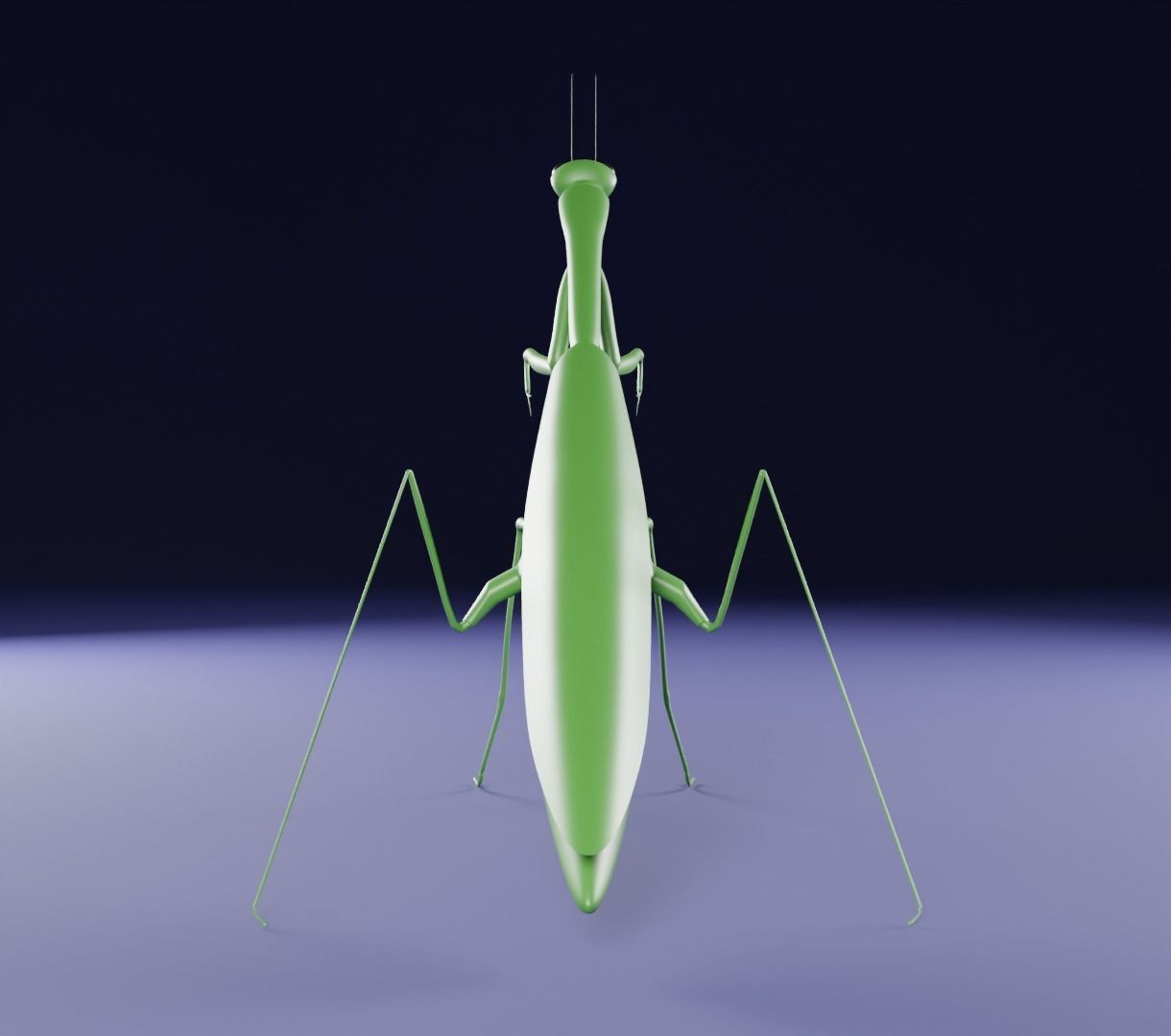 3D model Mantis low poly 3D model for 3D print VR / AR / low-poly ...