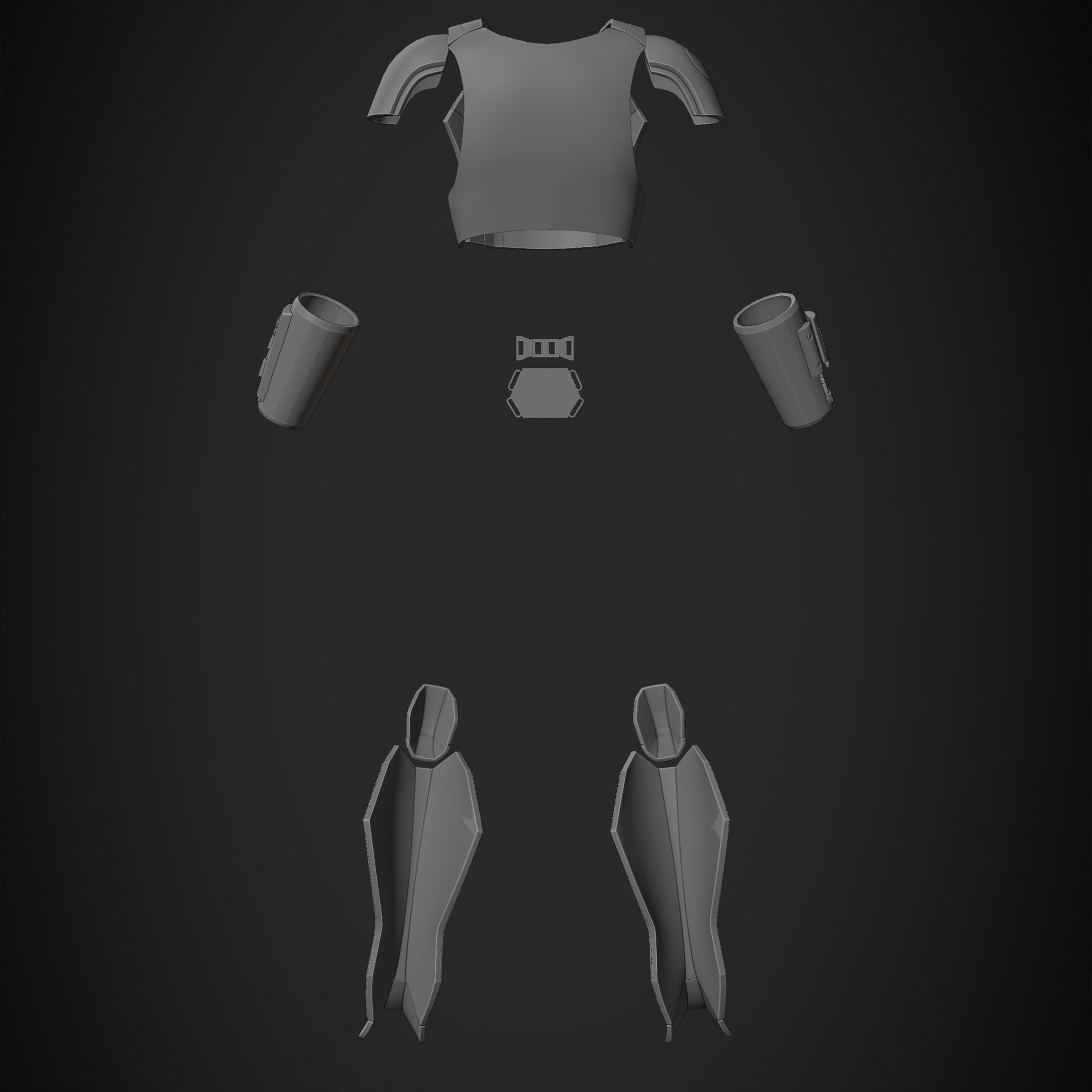 Sabine Wren Armor for Cosplay 3D model 3D printable | CGTrader