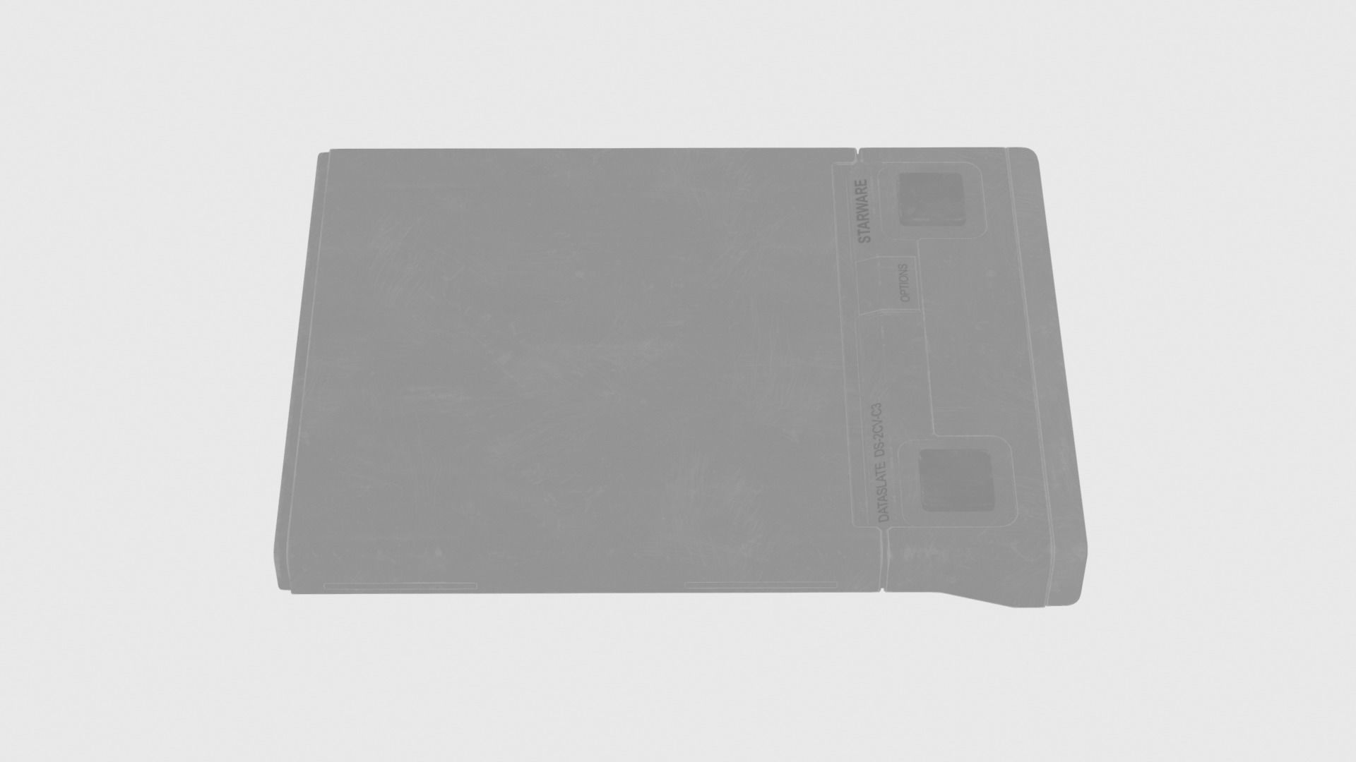 3D model STARFIELD SURVEY DATA SLATE VR / AR / low-poly | CGTrader