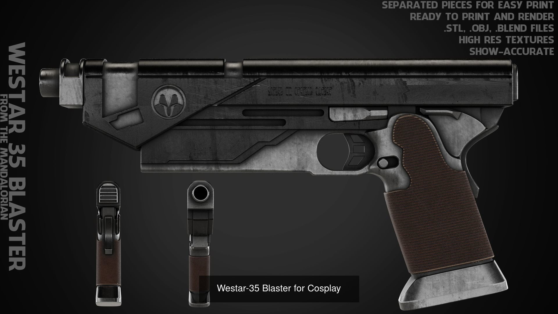 Sabine Wren Full Armor with Westar for Cosplay 3D Model Collection 3D ...