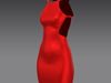 3D model Perfect dress hourglass form VR / AR / low-poly | CGTrader