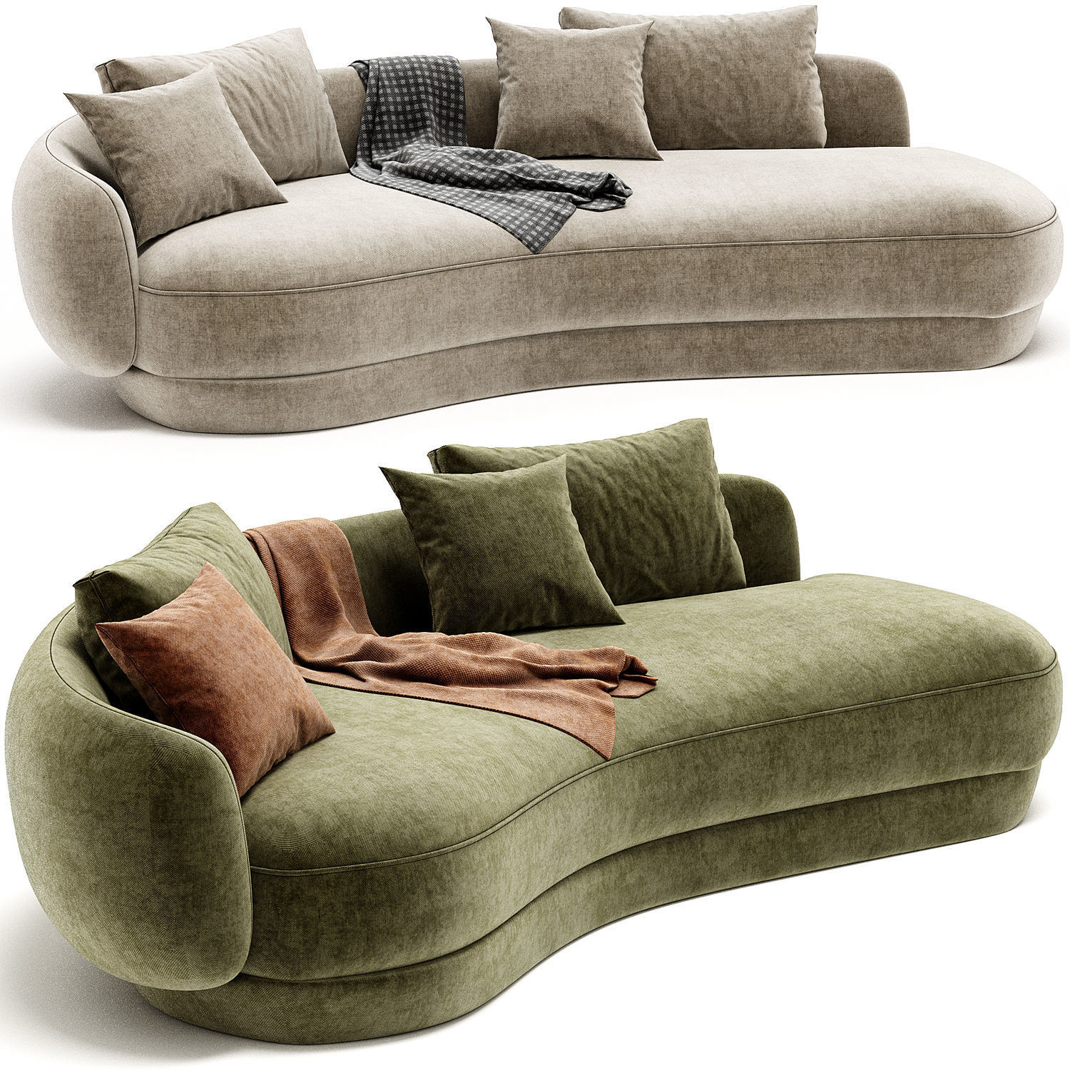 AMALFI Sofa By NICOLINE 3D model | CGTrader