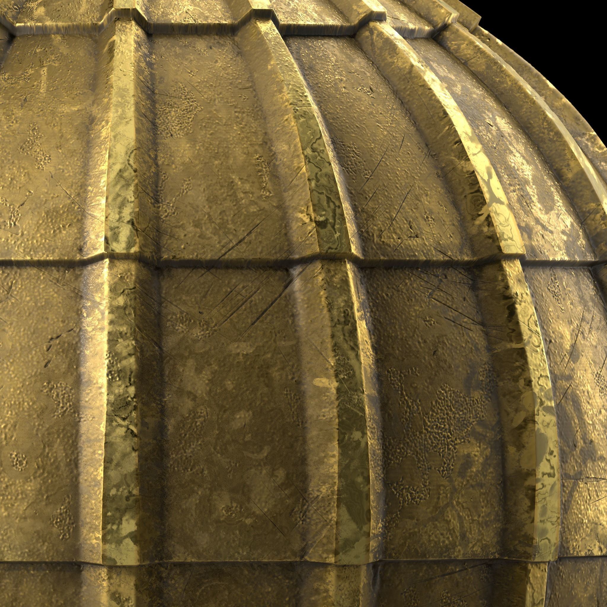 Texture Roof Tile Materials 94- Metal Roofing By Sbsar Seamless Pbr 4k ...