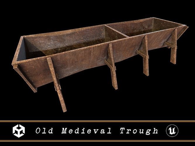 3D model Old Medieval Trough VR / AR / low-poly | CGTrader