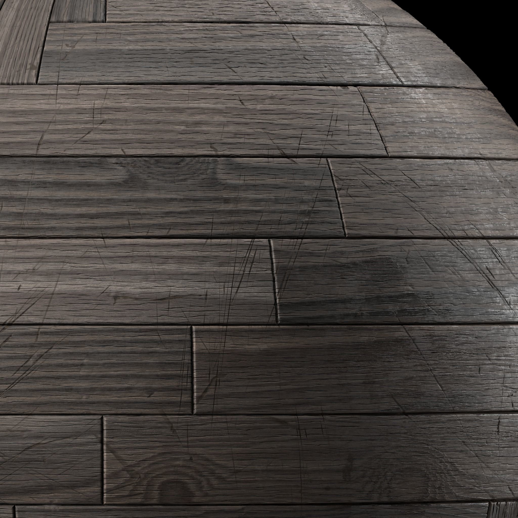 Texture Parquet Materials 29- Parquet By Old Wood Damaged - Sbsar PBR ...