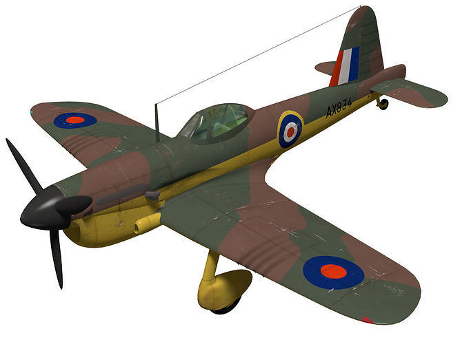 Miles M20 3D model | CGTrader