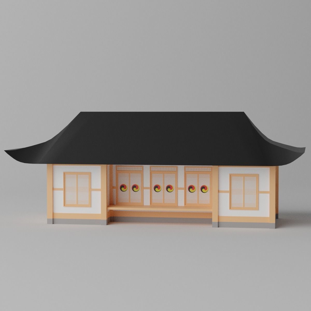 Korean Traditional House Hanok 3D model | CGTrader