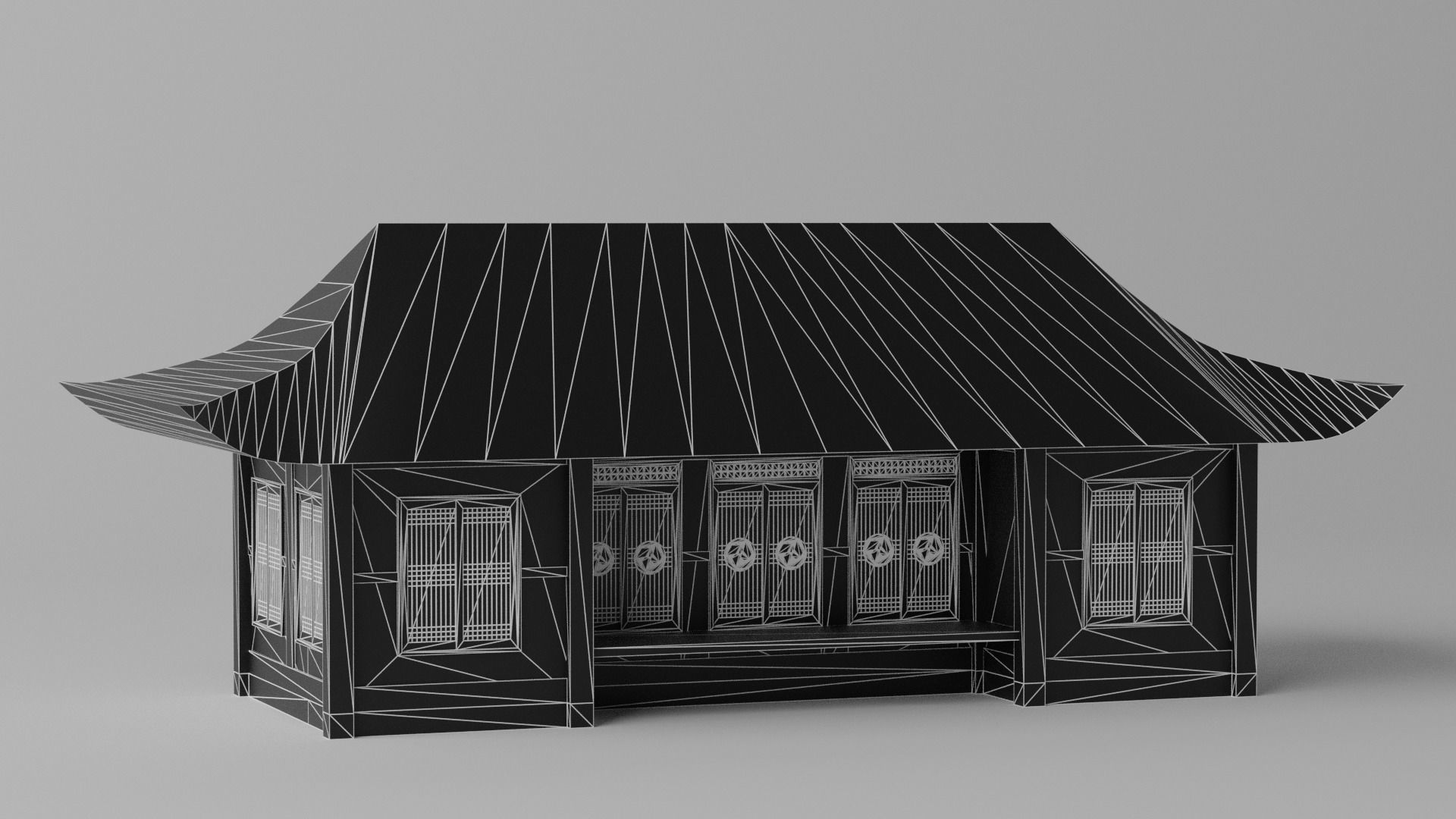 Korean Traditional House Hanok 3D model | CGTrader