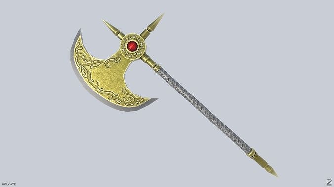 3D model Holy axe VR / AR / low-poly | CGTrader