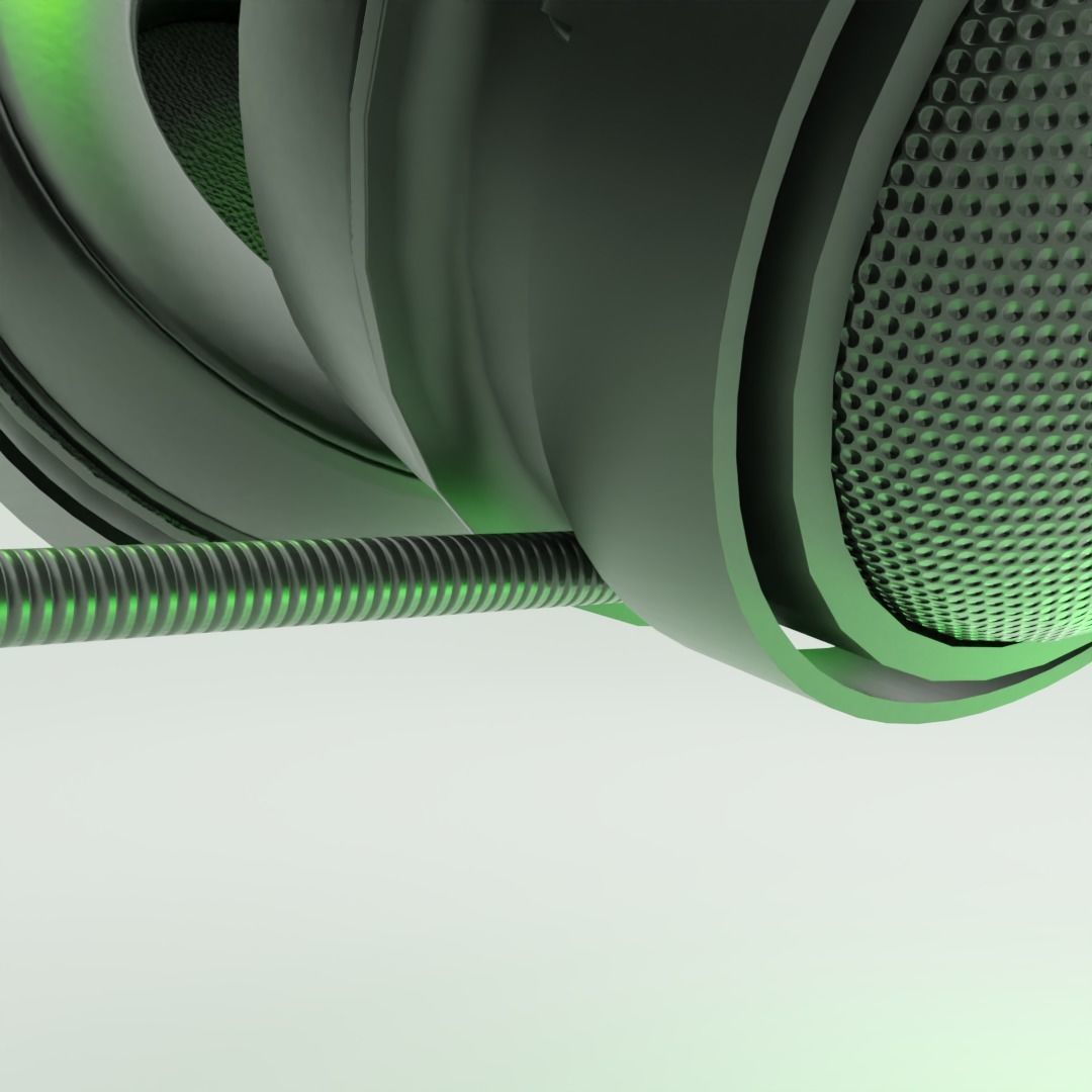 3D model RAZER KRAKEN ULTIMATE GAMING HEADSET 3D LOW POLY MODEL VR / AR ...