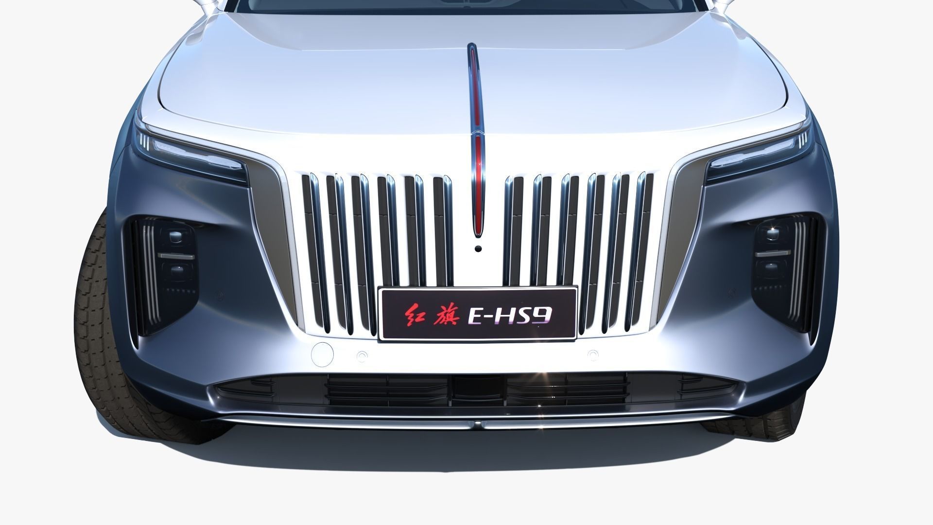 FAW Hongqi E-HS9 EV 2022 With interior 3D model animated rigged | CGTrader