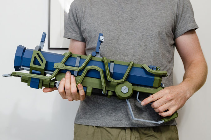 Deep Rock Galactic - Deepcore 40mm PGL - Lifesize Prop 3D model 3D ...