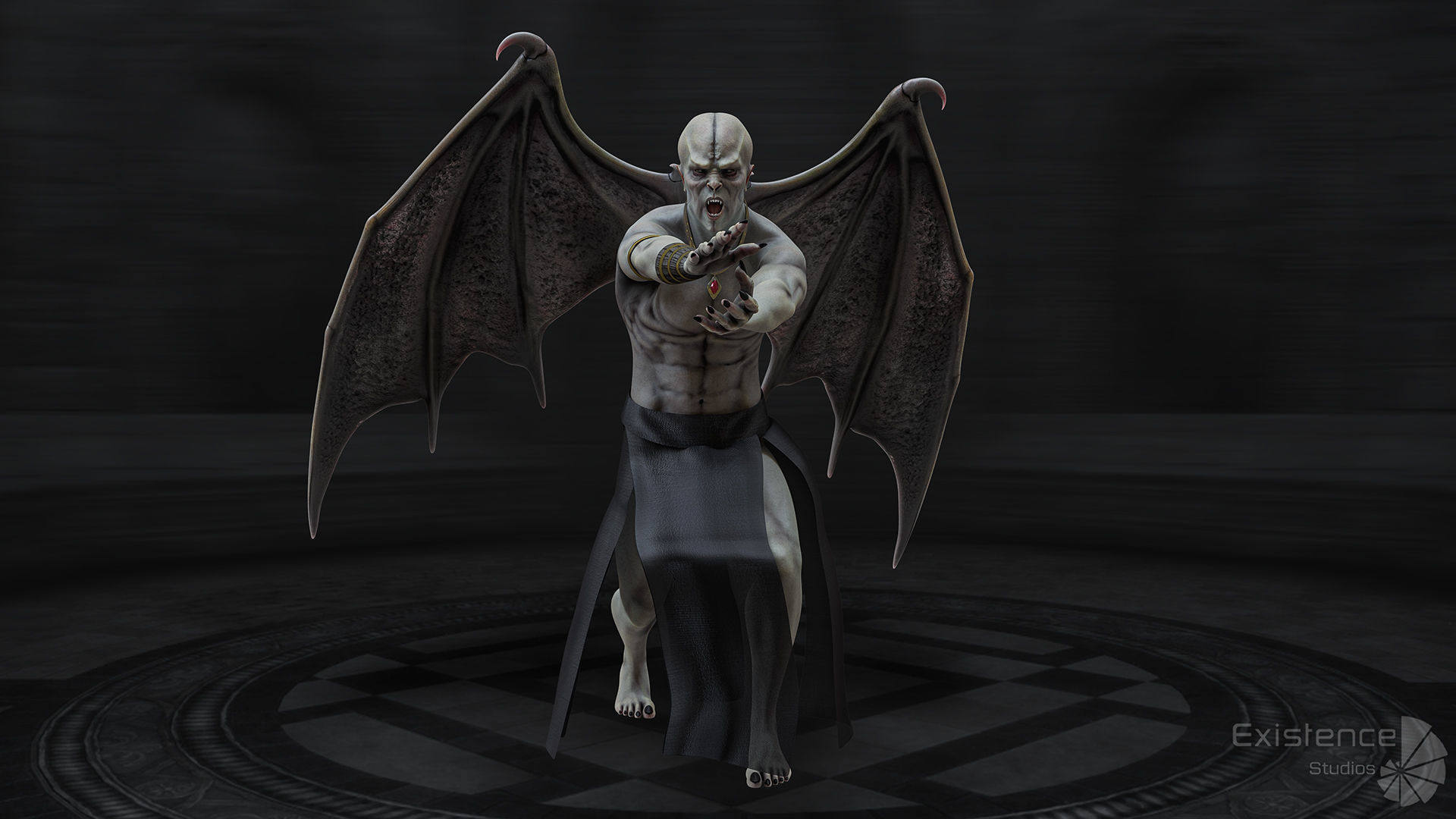 3D model Count Dracula Vampire - Realism Monsters Fantasy Horror Boss ...