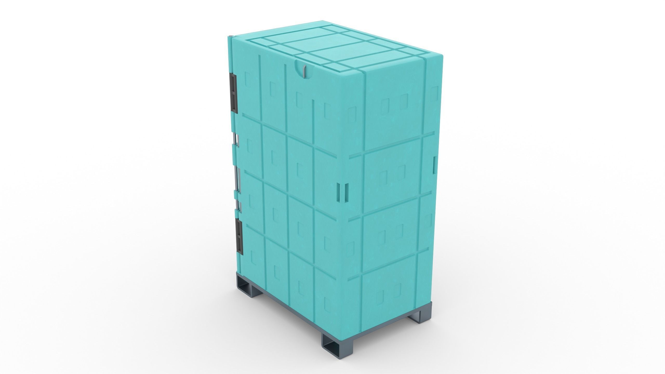 Insulated Container - ROLL 900 3D model animated | CGTrader
