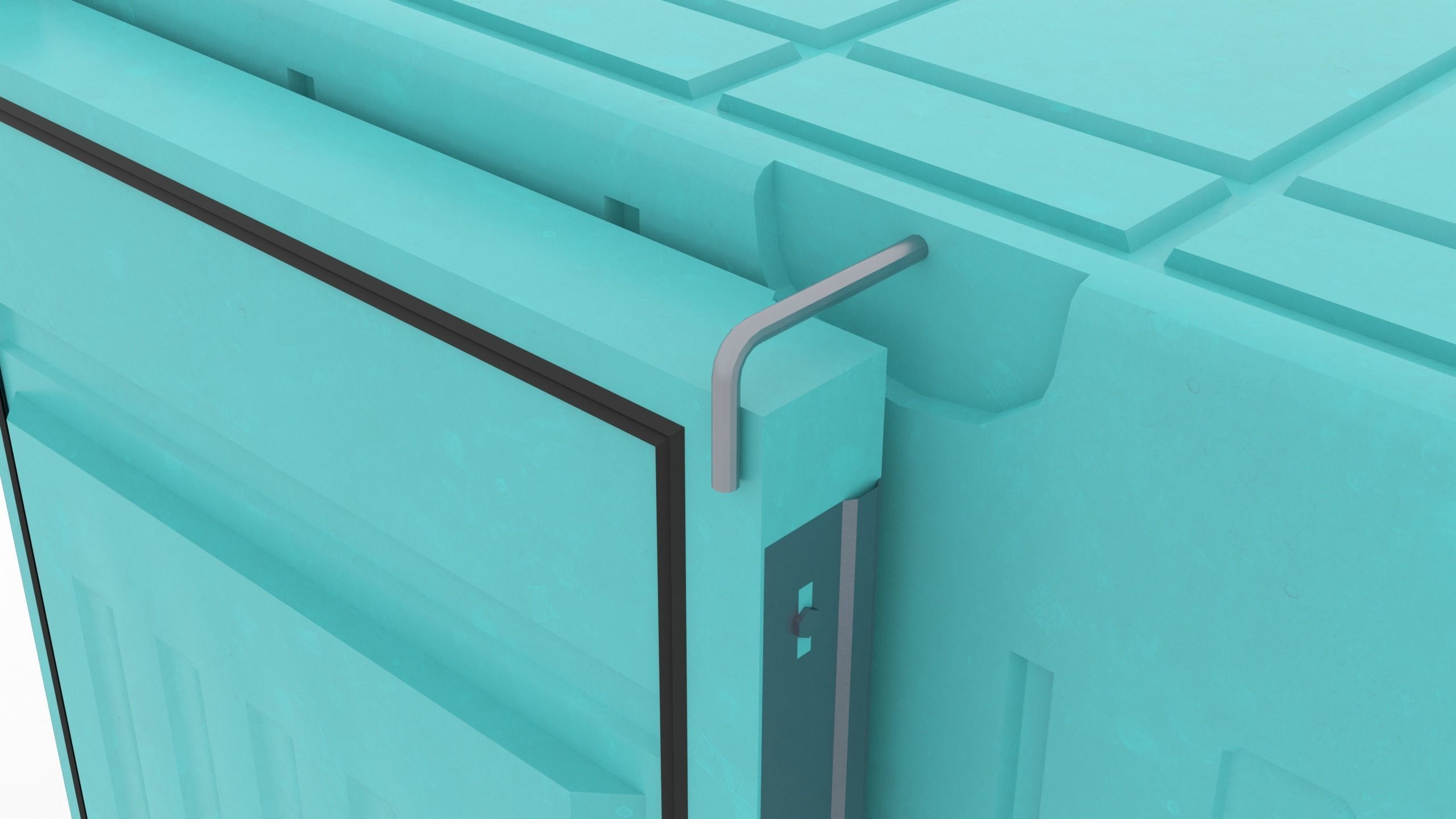 Insulated Container - ROLL 900 3D model animated | CGTrader