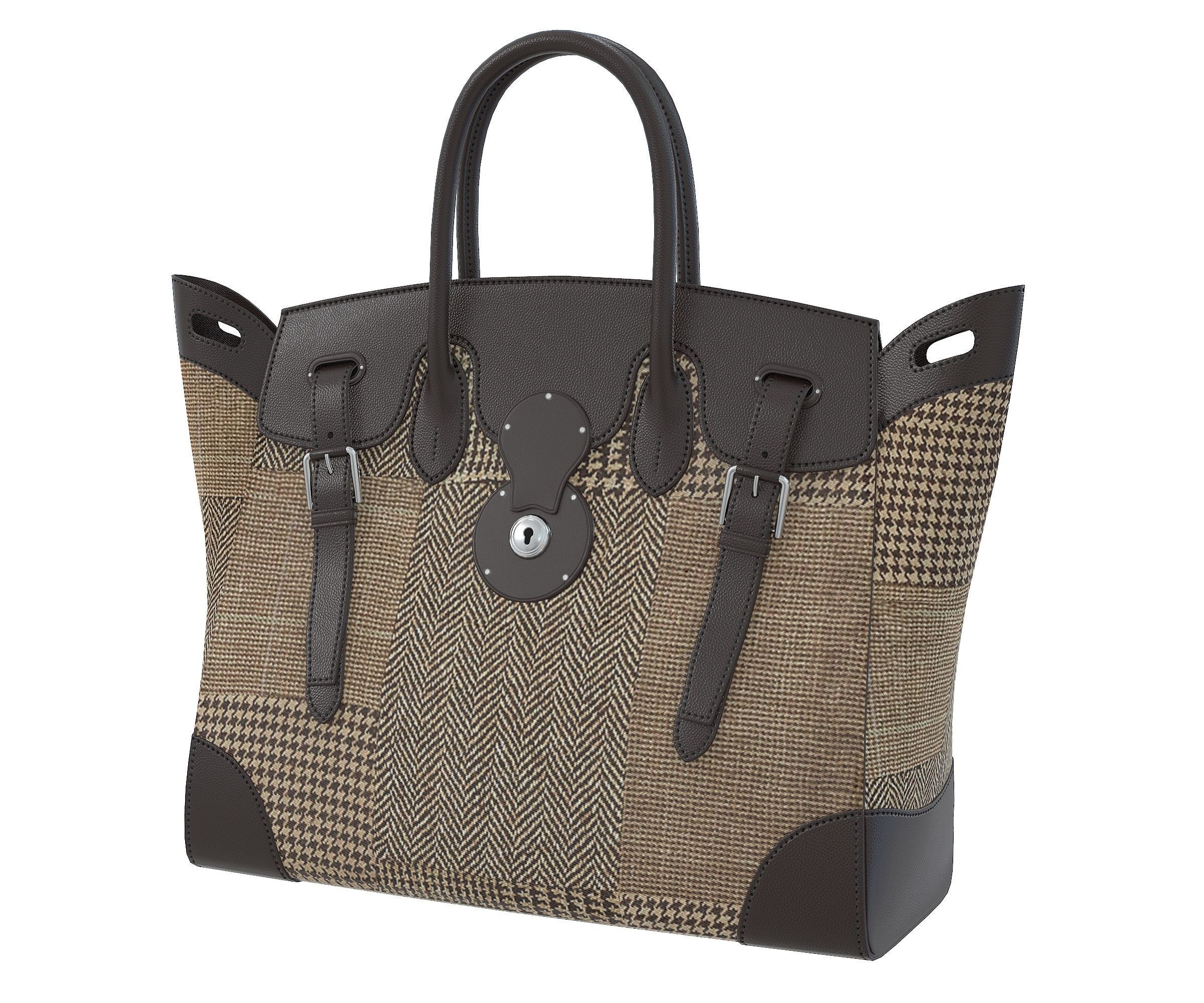 3D model Ralph Lauren Ricky Bag Suit Patchwork VR / AR / low-poly ...