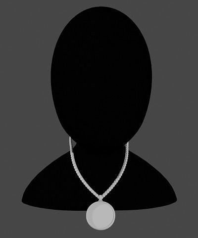 3D model Bring Creativity to your Neck cuban chain VR / AR / low-poly ...