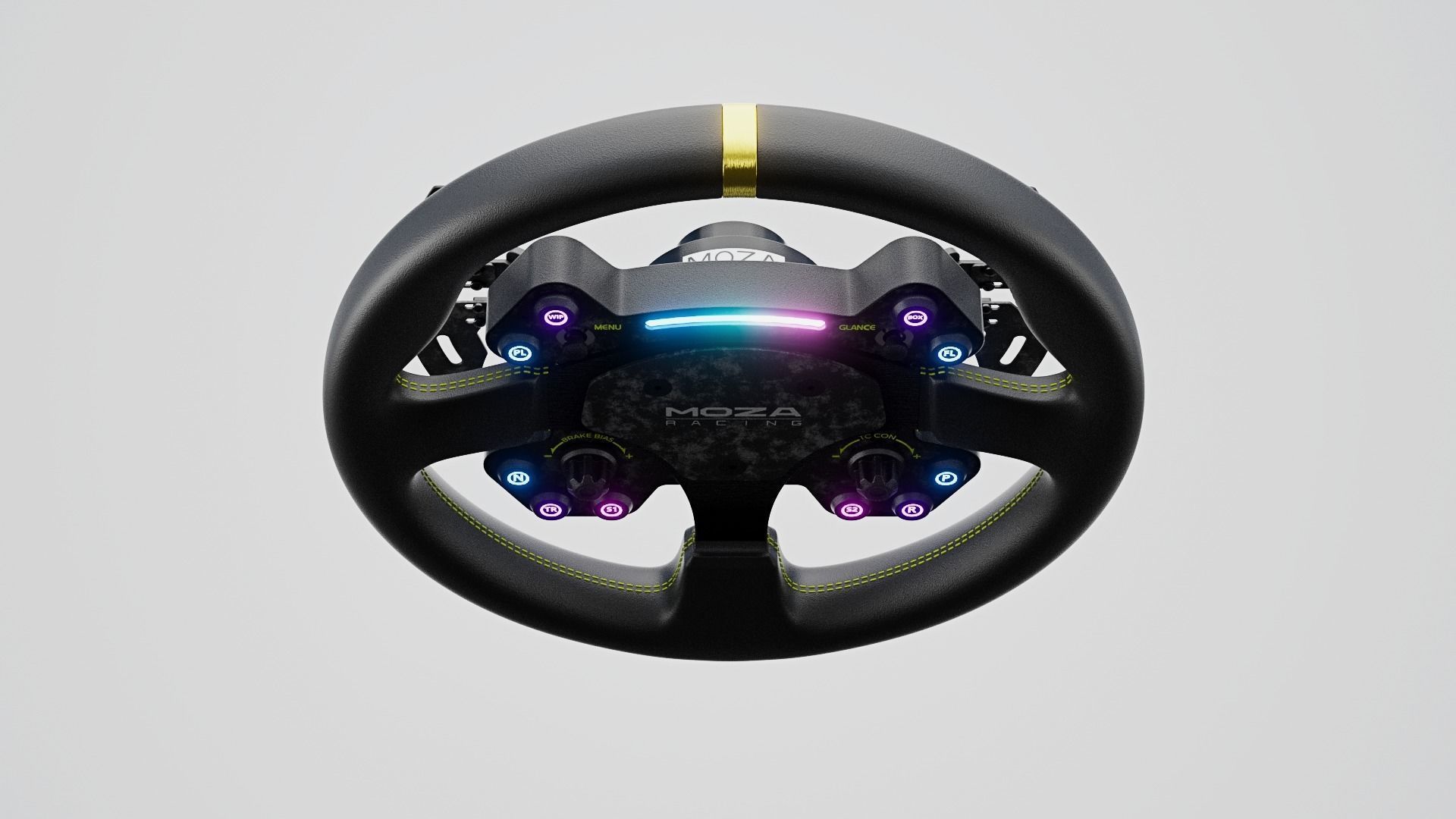 MOZA RS V2 STEERING WHEEL 3D model animated | CGTrader