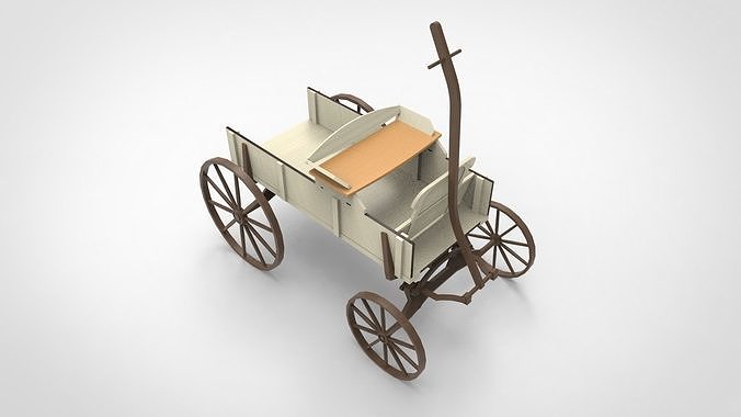 Carriage 3D model | CGTrader