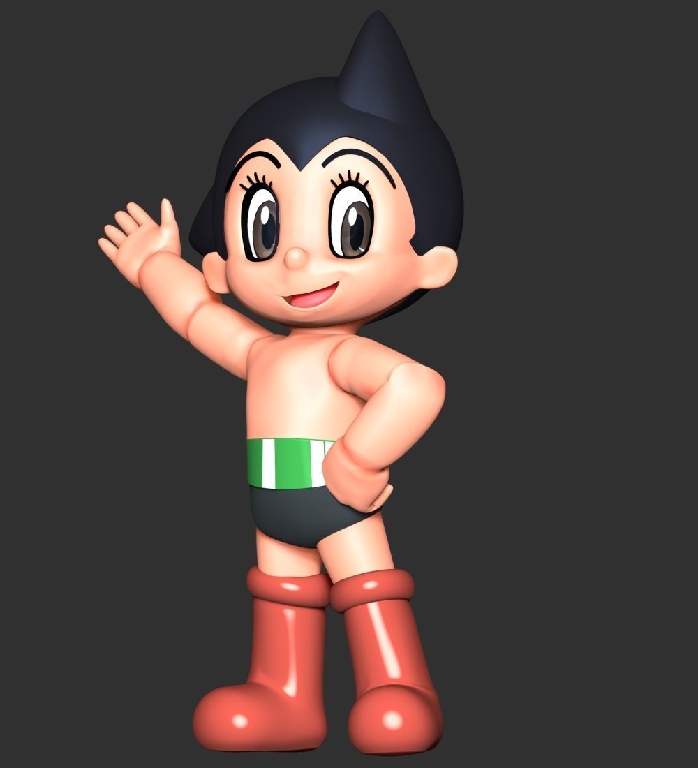 Astro Boy Fan Art 3D model 3D printable | CGTrader