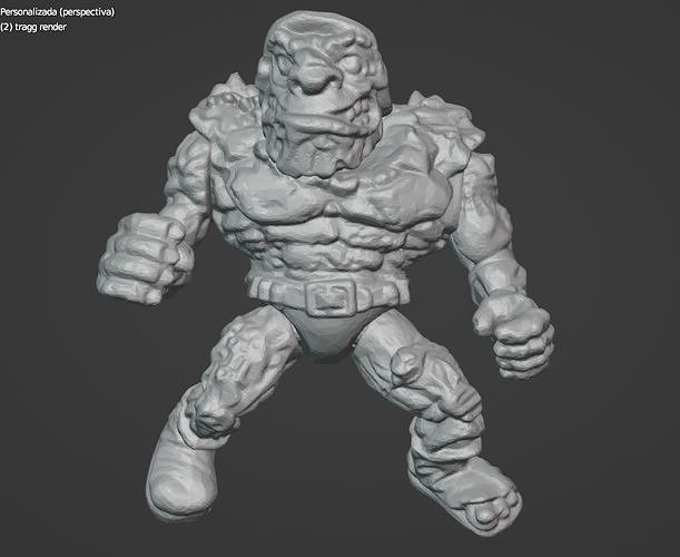 TMNT GENERAL TRAGG VINTAGE 3D model | CGTrader