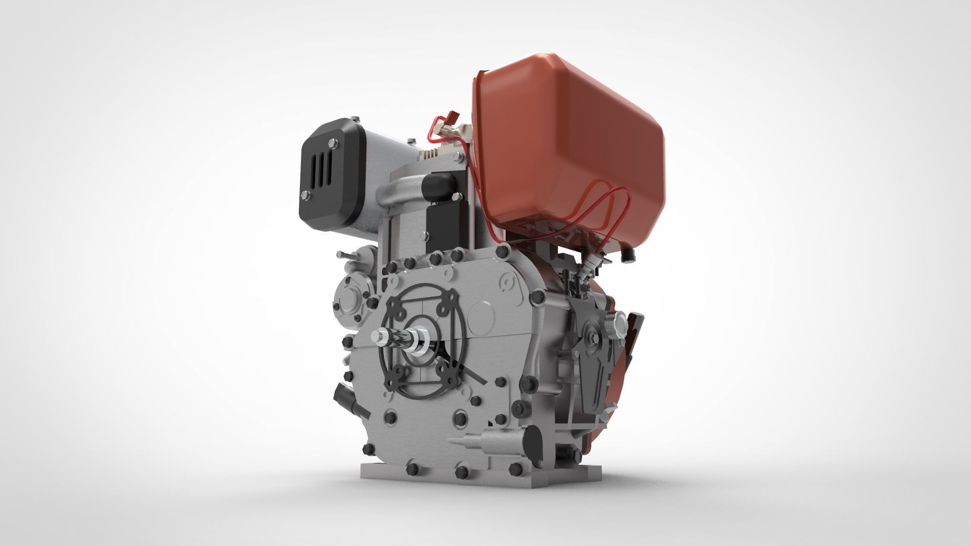 motor diesel portable 3D model | CGTrader