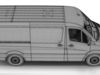 Mercedes-Benz Sprinter Standard Roof 3D model | CGTrader