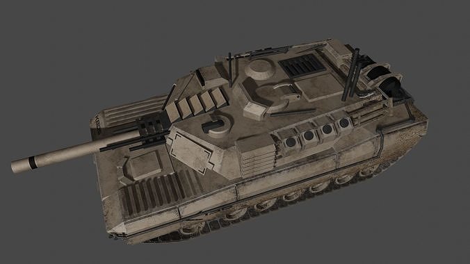 3D model KB05 Heavy armored Sc-Fi Tank VR / AR / low-poly | CGTrader