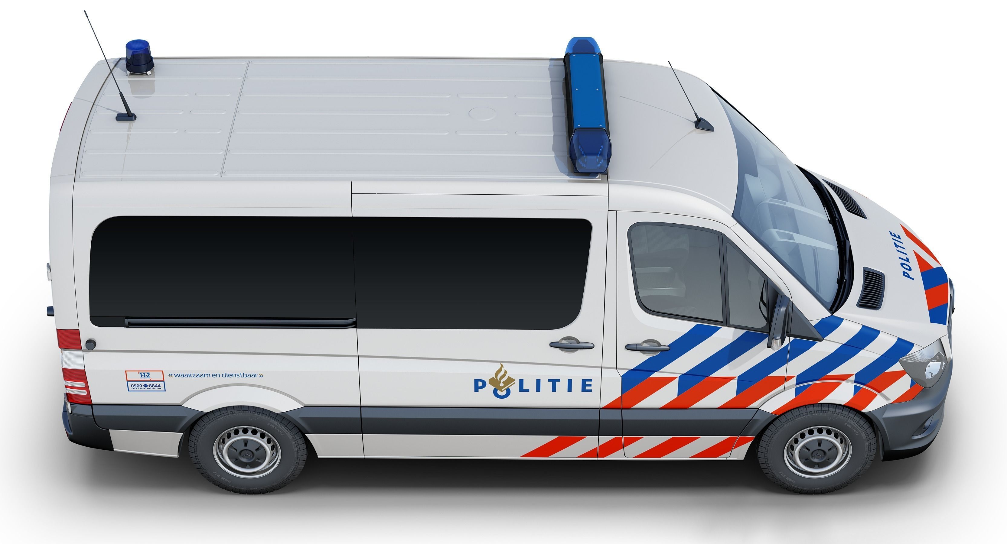 Mercedes-Benz Sprinter Dutch Police 3D model | CGTrader