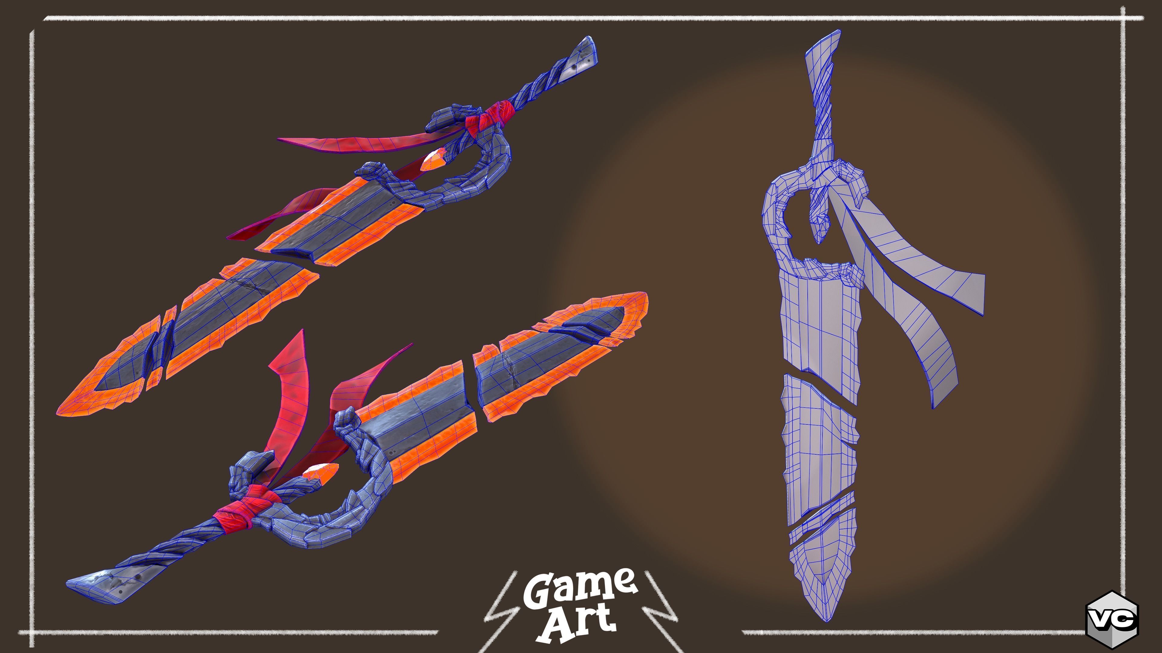 3D model Phoenix Sword - Game Ready - VR / AR / low-poly | CGTrader