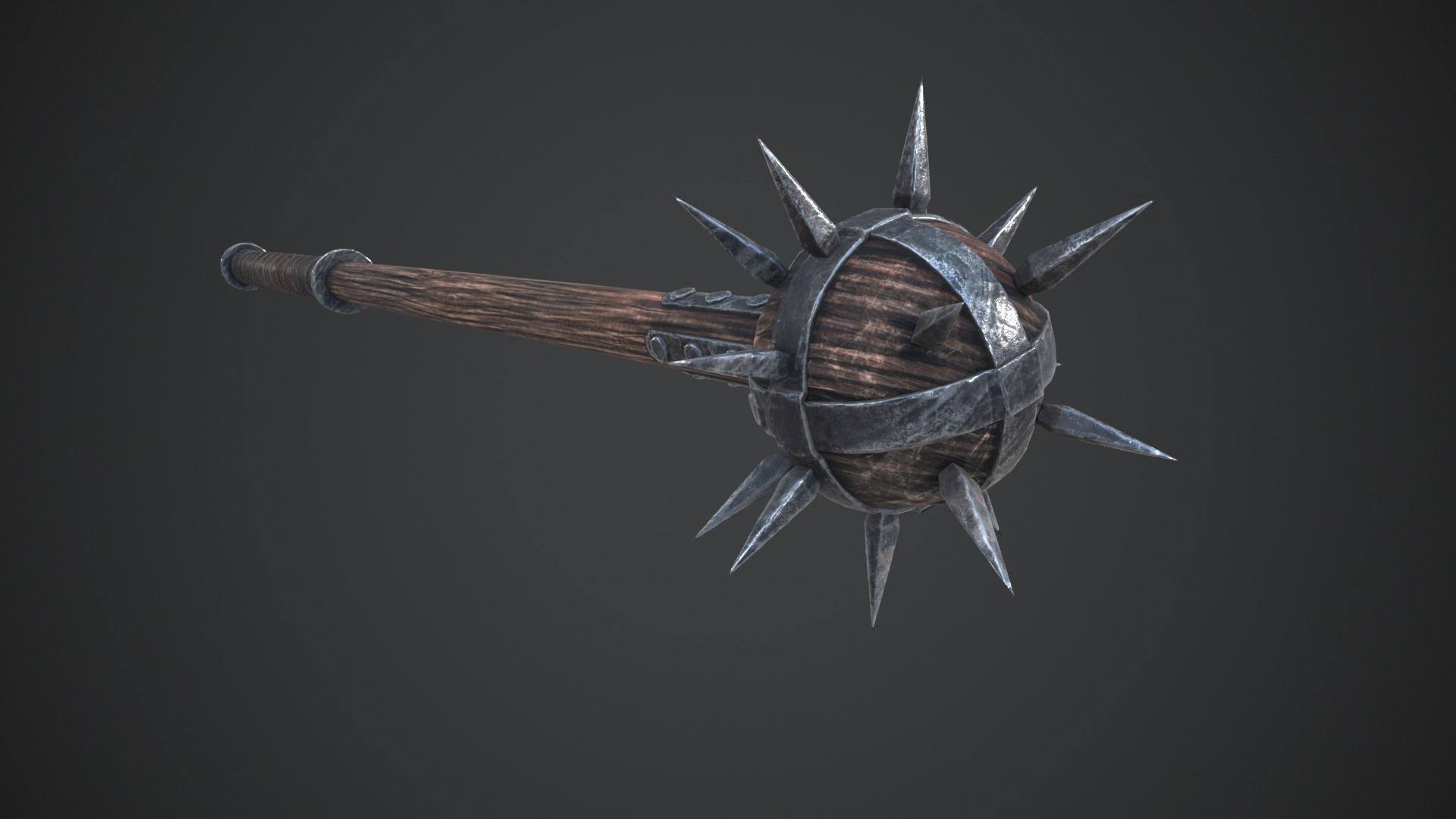 3D model Medieval Morgenstern VR / AR / low-poly | CGTrader
