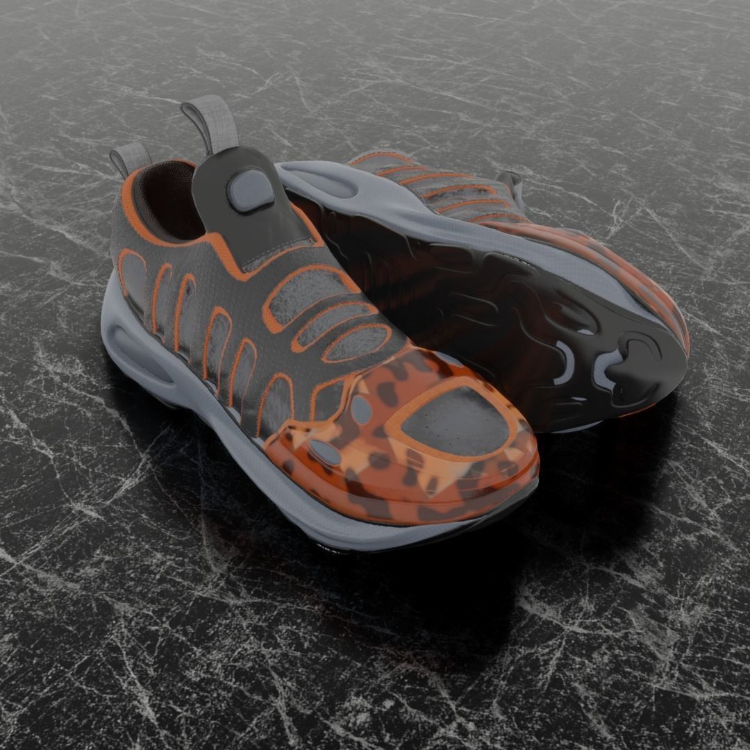 3D model CUSTOM 3D SHOE - AVATAR SHOE VR / AR / low-poly | CGTrader