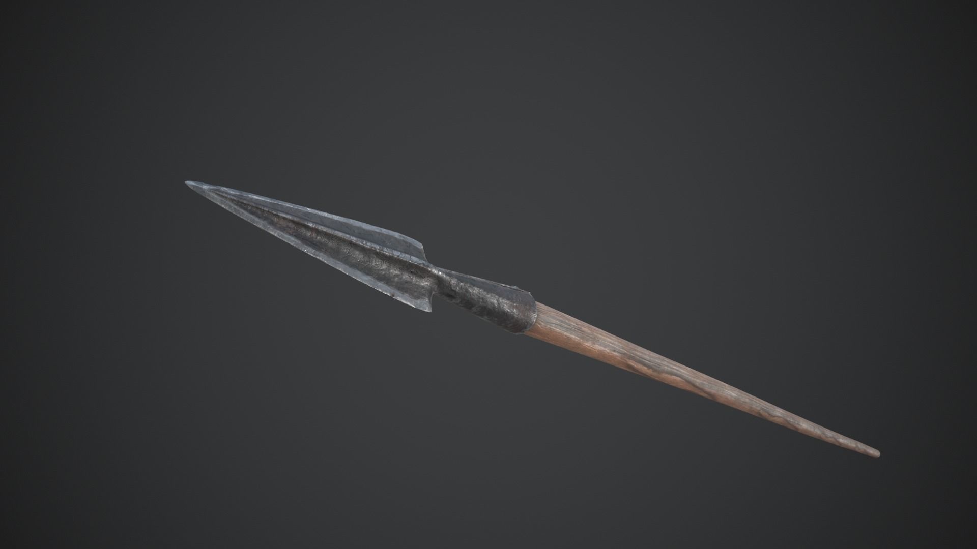 3D model Medieval Spear VR / AR / low-poly | CGTrader