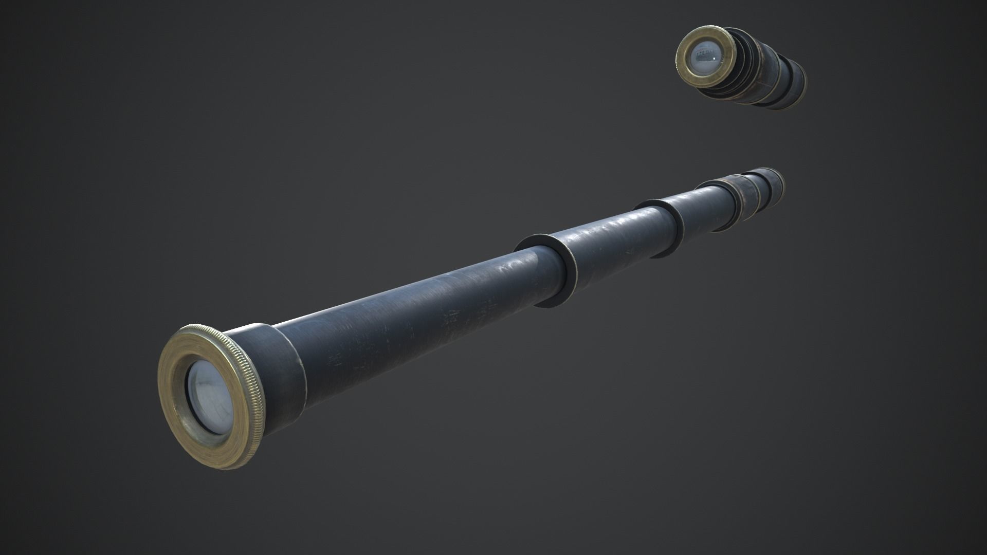 3D model Medieval Spy Glass VR / AR / low-poly | CGTrader