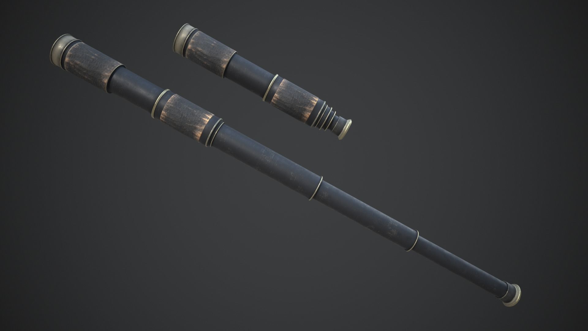 3D model Medieval Spy Glass VR / AR / low-poly | CGTrader