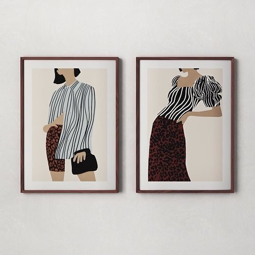 Poster set - Abstract Woman 3D model | CGTrader