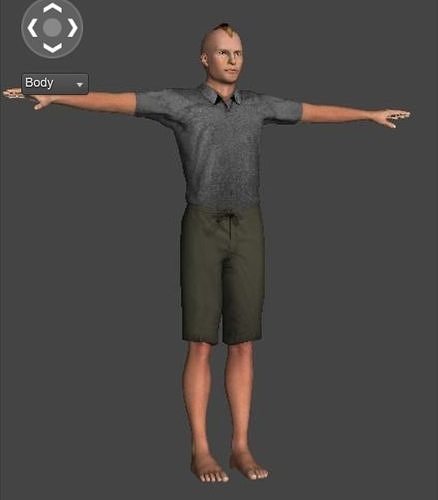 Riley Rigged free 3D model rigged | CGTrader
