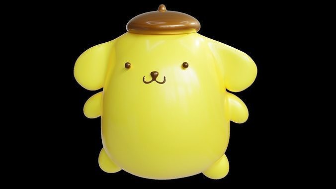 PompomPurin 3D model | CGTrader
