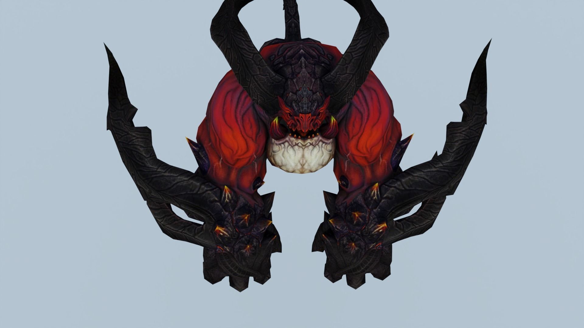Fire Gorilla Monster 3D model animated rigged | CGTrader