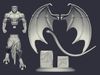 Goliath Gargoyles impressao STL 3D model 3D printable | CGTrader