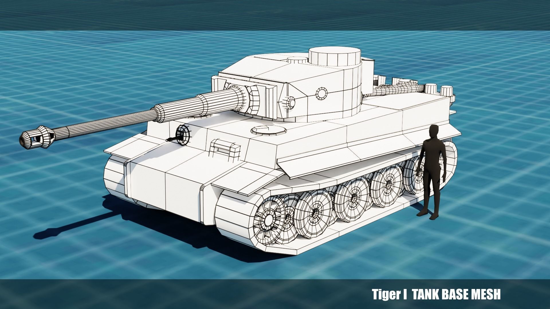 3D model 43 Tanks Base Mesh VR / AR / low-poly | CGTrader