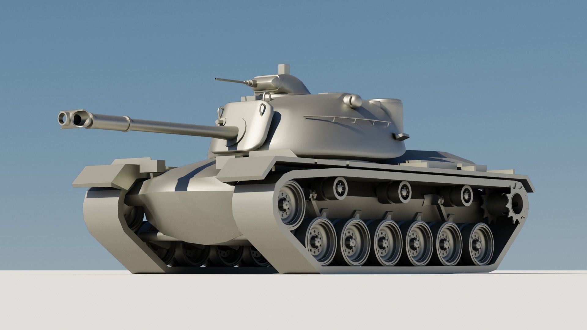 3D model 43 Tanks Base Mesh VR / AR / low-poly | CGTrader