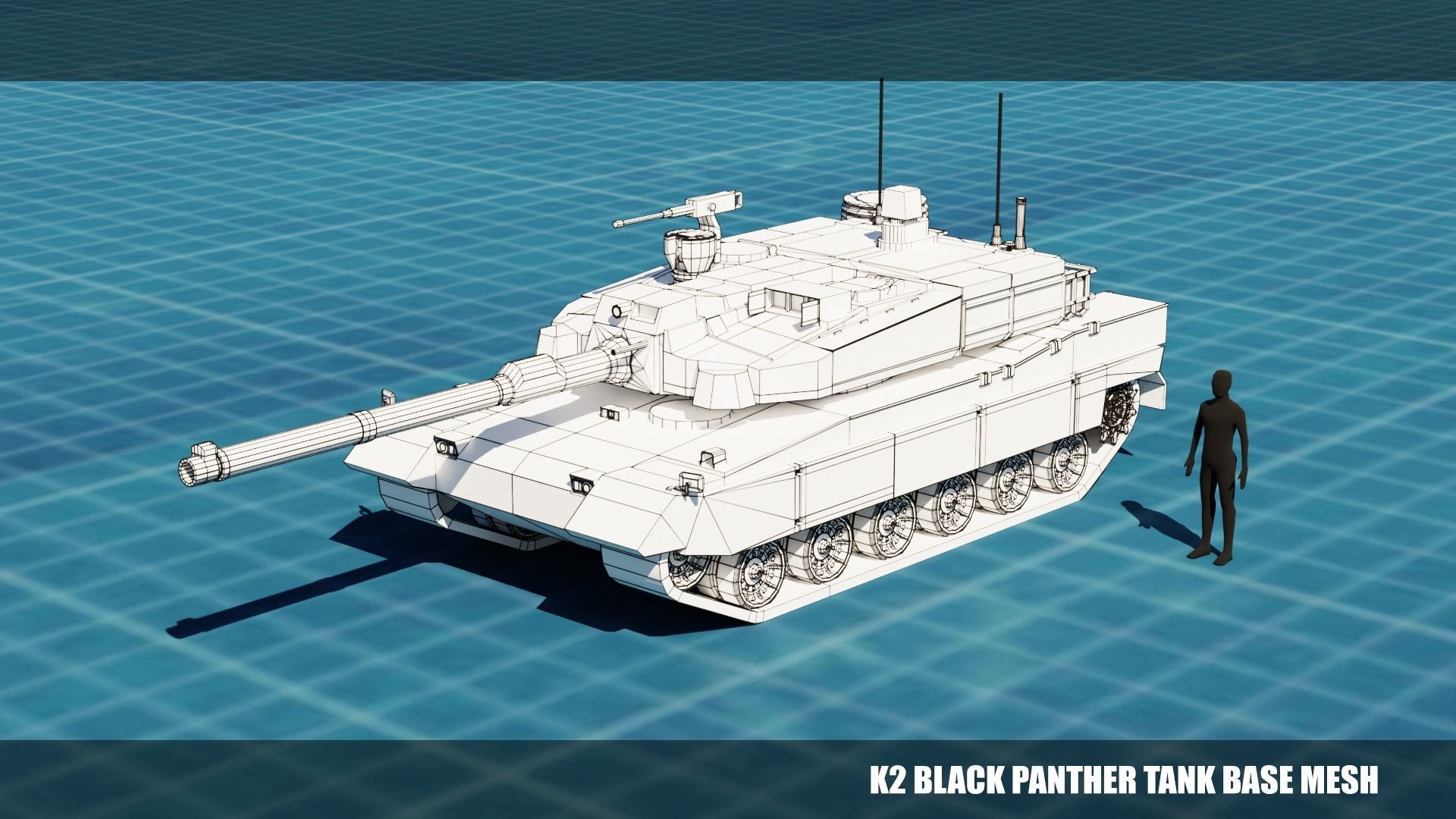 3D model 43 Tanks Base Mesh VR / AR / low-poly | CGTrader