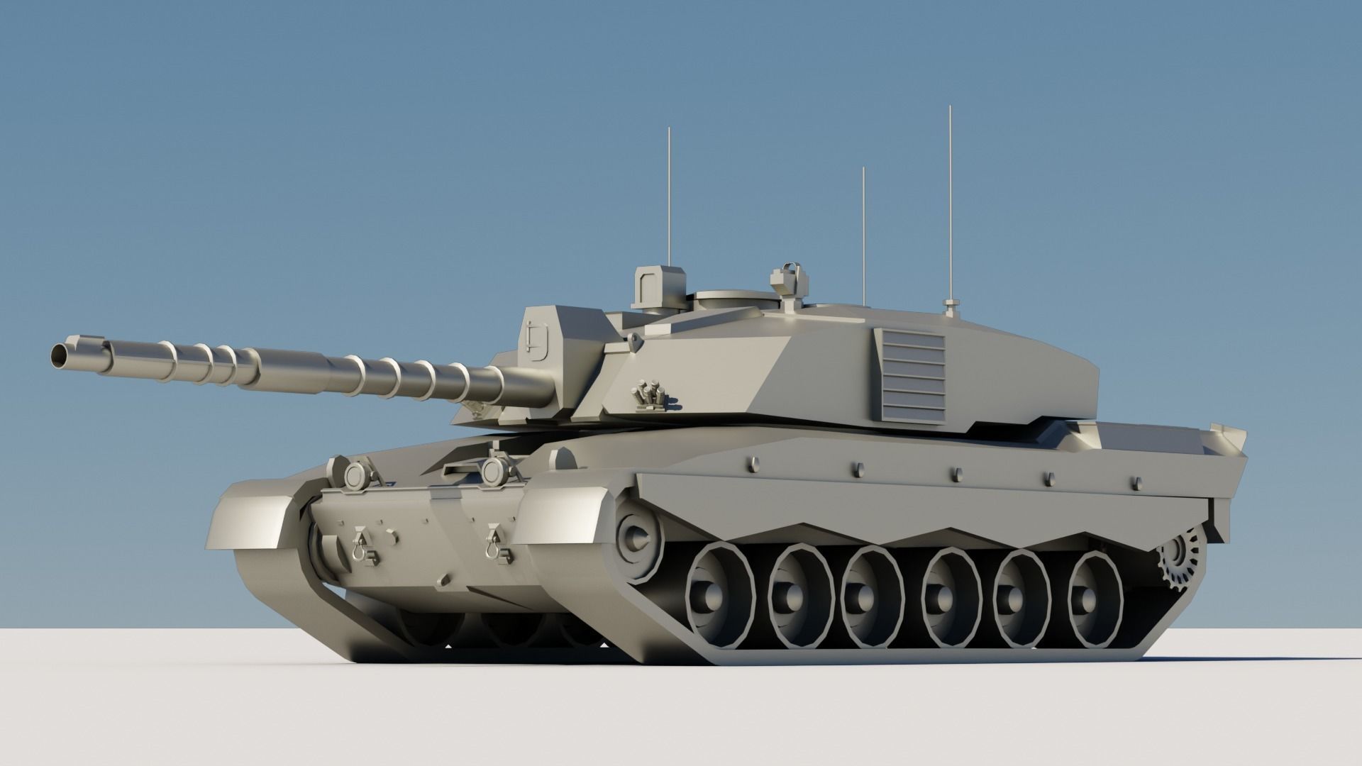 3D model 43 Tanks Base Mesh VR / AR / low-poly | CGTrader
